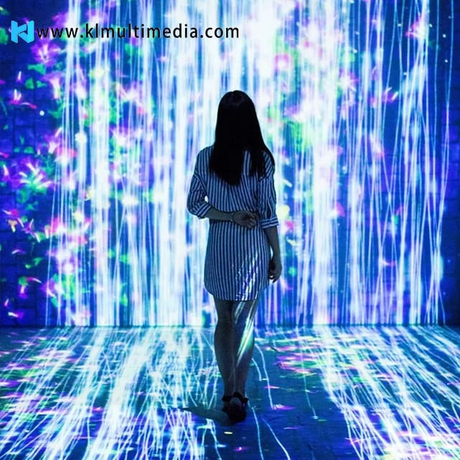 Projection Waterfall – Holographic Immersive Interactive Experiences