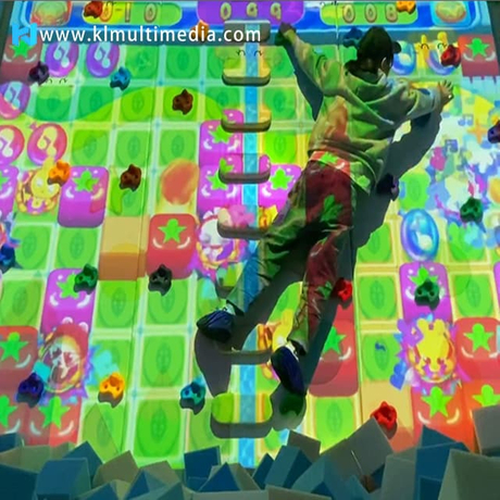 Augmented Climbing Wall | AR interactive projector games