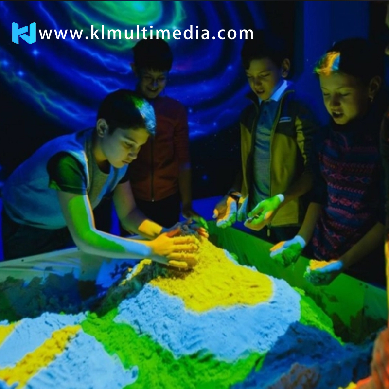 Augmented Reality Sandbox Table - Projection Interactive Games