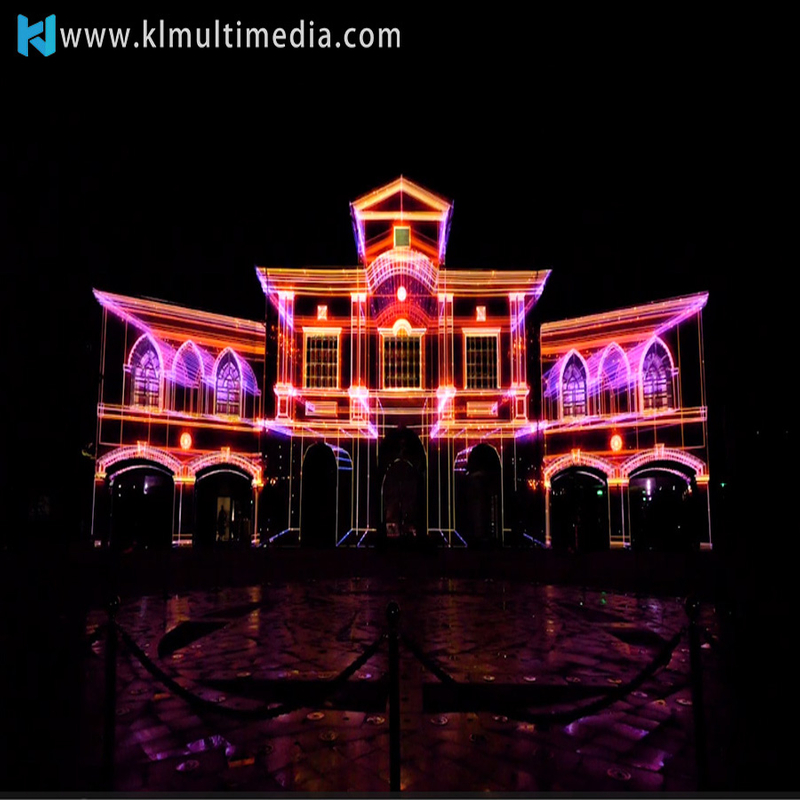 Projection Video Mapping - Various types of projector mapping