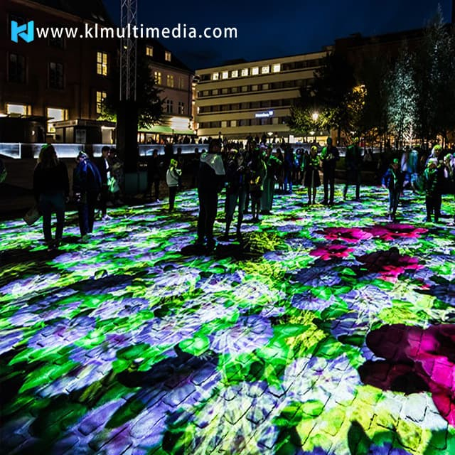 Projector light | Outdoor Interactive floor projection games