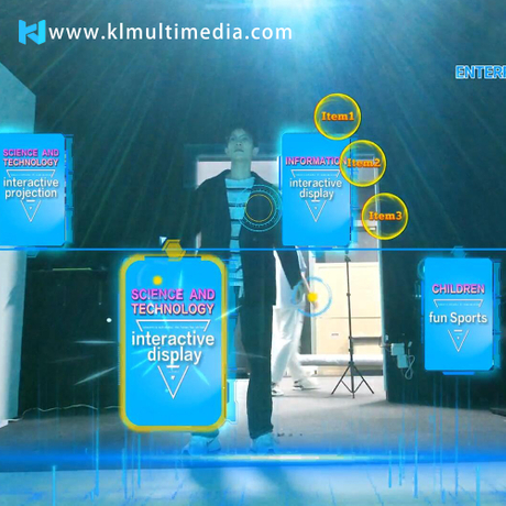 KINECT touch | Touchless Interactions - display for exhitbition