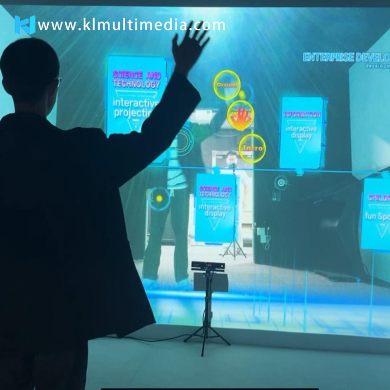 KINECT touch | Touchless Interactions - display software for exhitbition