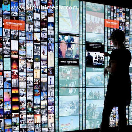Interactive Video Wall | Interactive Wall Display Digital Info