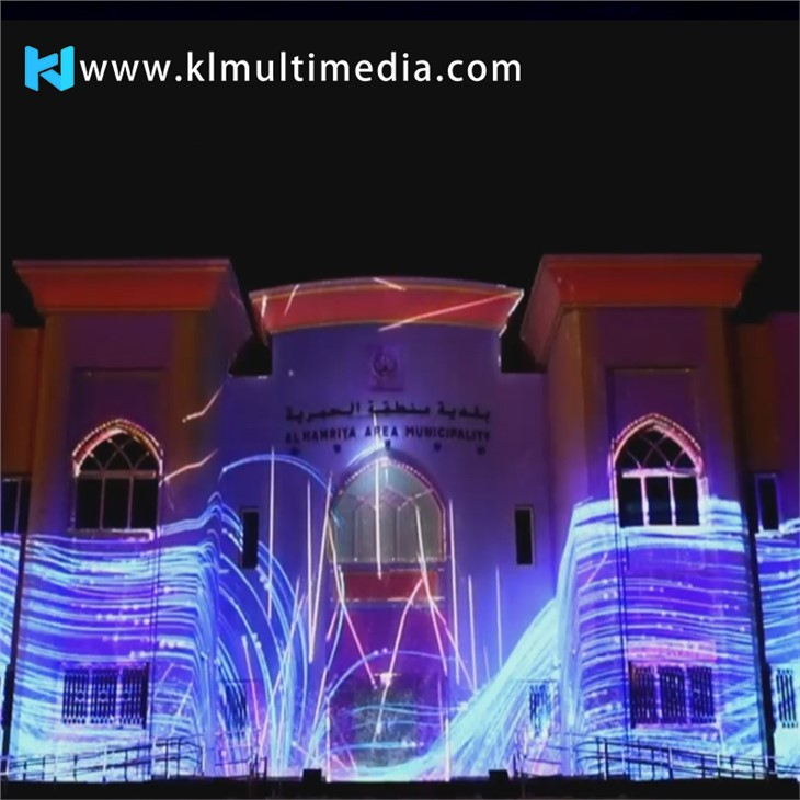 Projection Video Mapping - Various types of projector mapping
