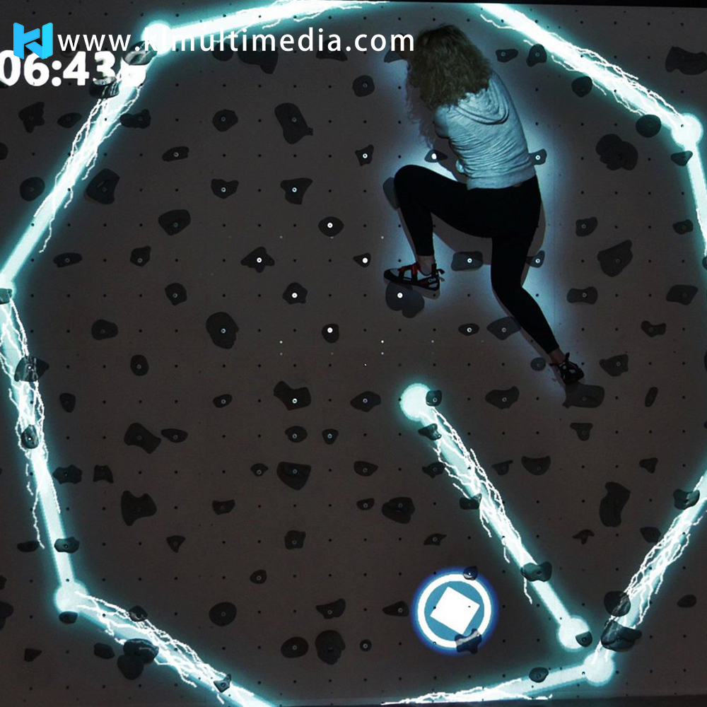 Interactive Climbing Wall | Rock Climbing AR projection games