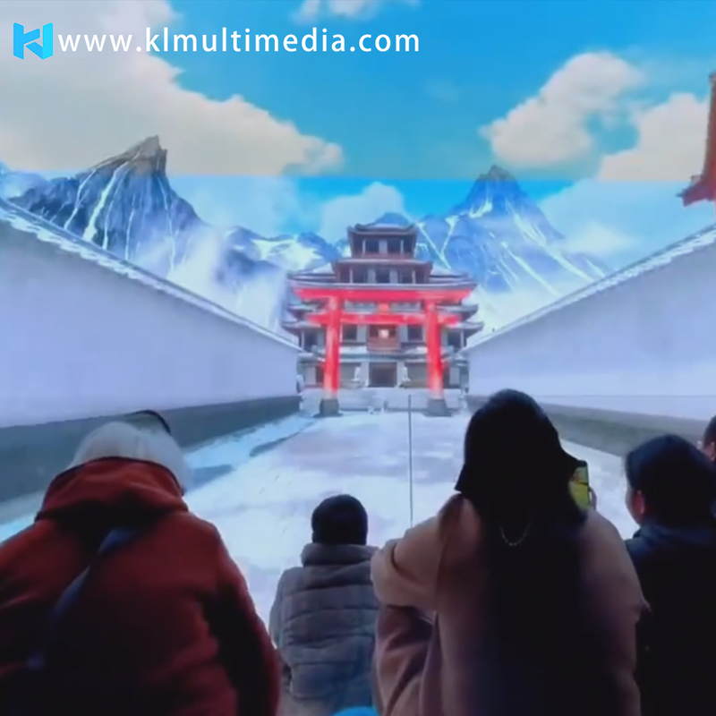 Immersive Projection Content - 15+ Perspective View Videos & Wall Themes