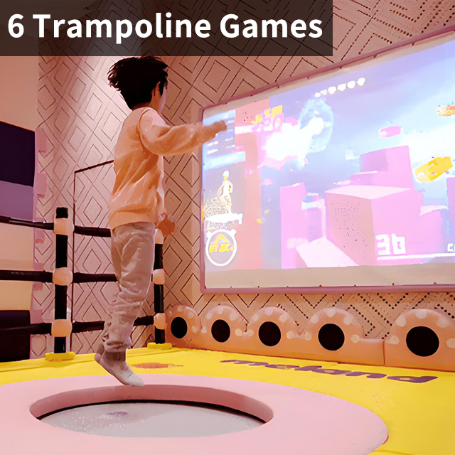 interactive trampoline game | trampoline video game