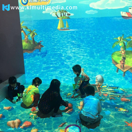 Interactive Projector Games for Fun Wall and Floor Play