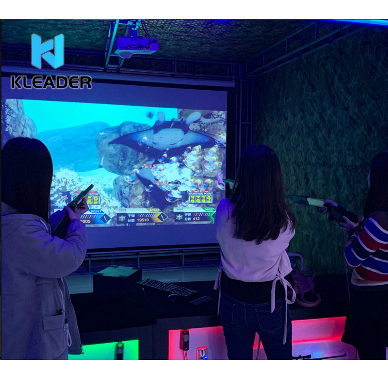 Projector Shooting Game | Laser gun virtual interactive games
