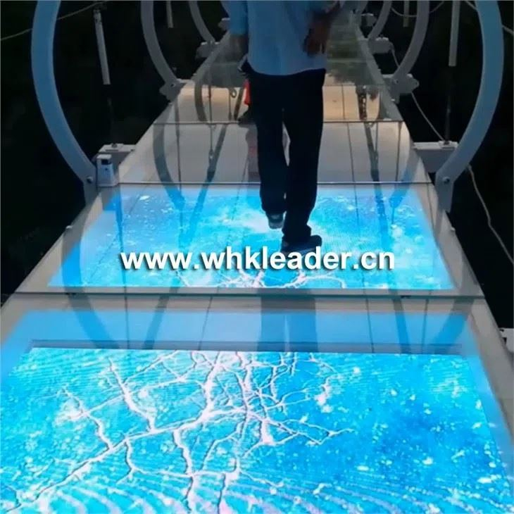 3D Glass LED Special Effect Screen | Floor LED Screen