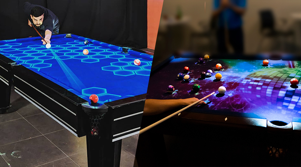 Interactive Projector Games for Fun Wall and Floor Play