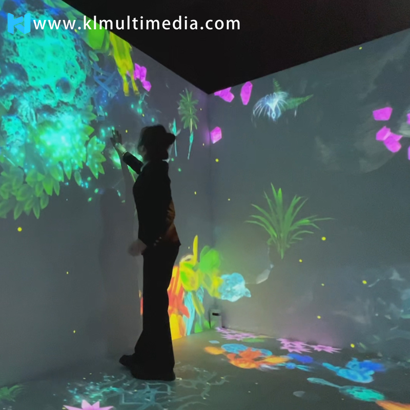 Immersive Projection mapping gaming Experience in a Surreal Room