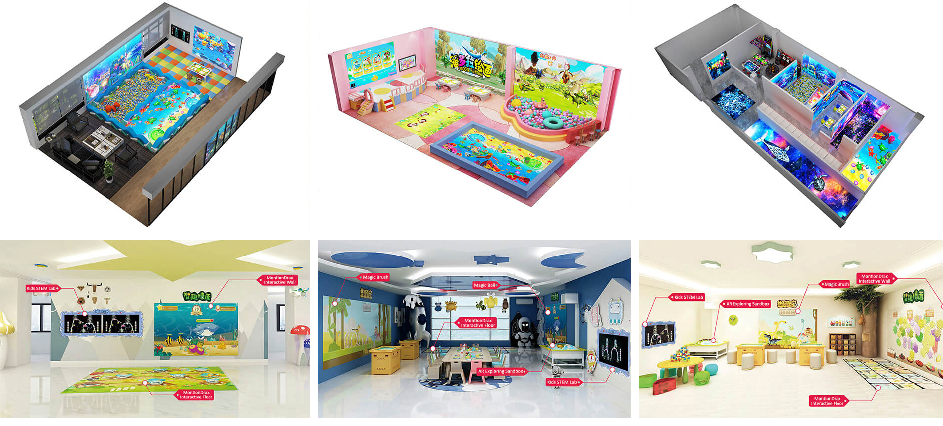 Interactive Wall Games | Interactive Projector - 50+ 3D Games