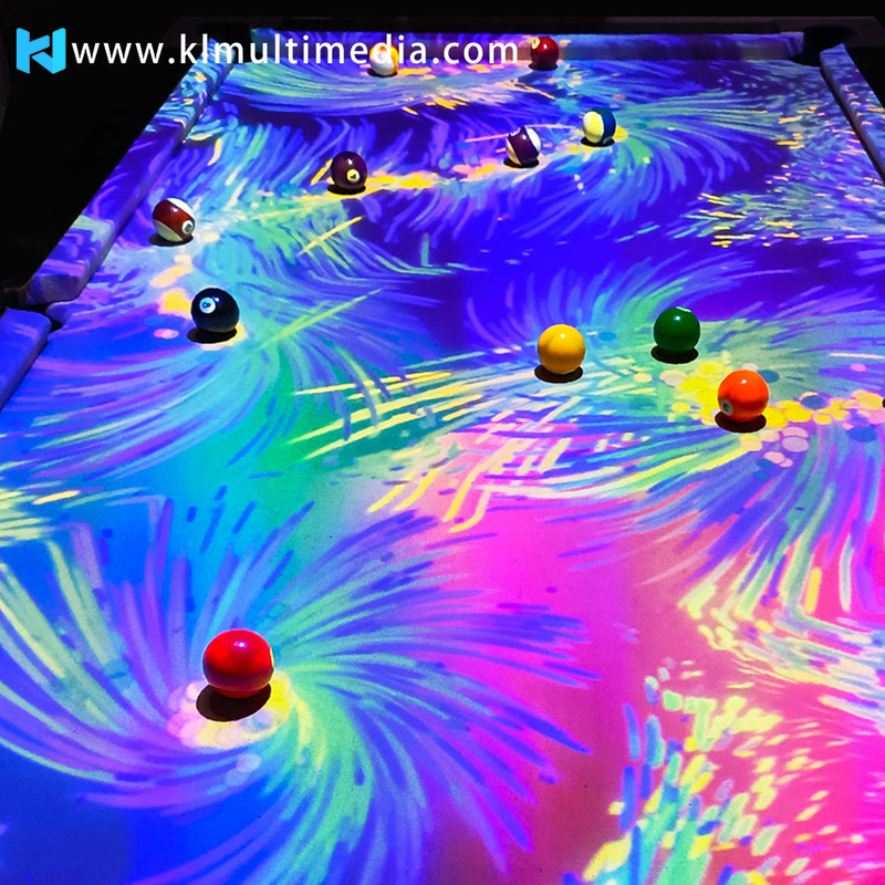 Interactive Pool Table Projector | Projection games on billiard table