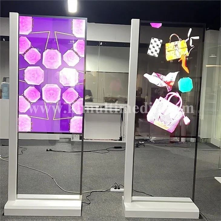 Transparent Oled screen or monitor - visual enhancements