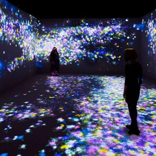Virtual Flowers | Event projection