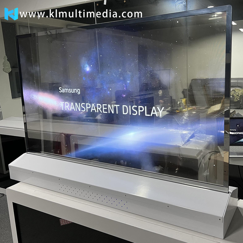 Transparent Oled screen or monitor - visual enhancements