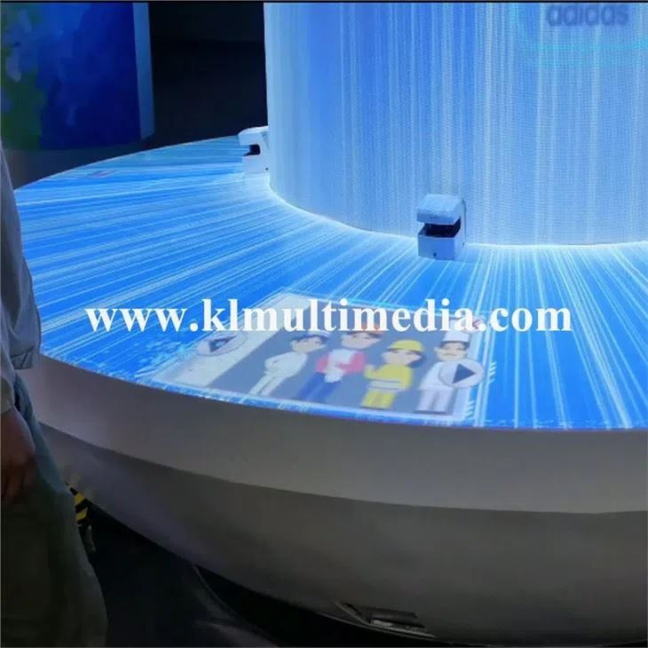 digital waterfall | innovative Interactive Museum Displays