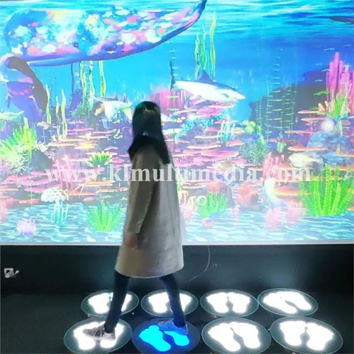 Light up floor Interactive Games for night attractions