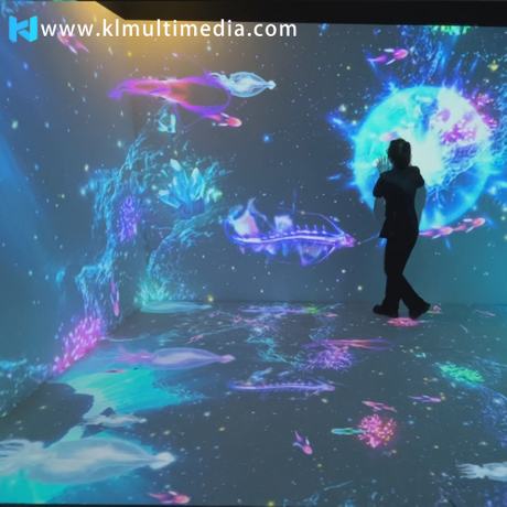 Immersive Projection mapping gaming Experience in a Surreal Room