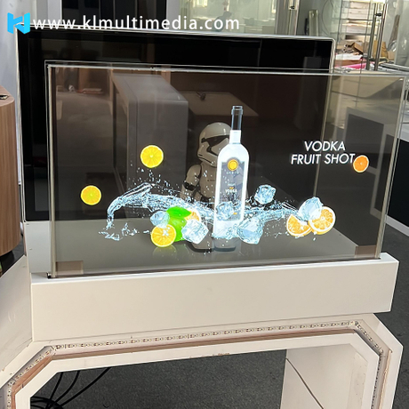 Transparent Oled screen or monitor - visual enhancements