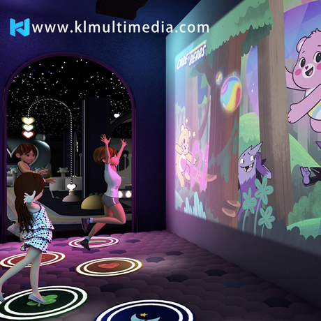 Light up floor Interactive Games for night attractions