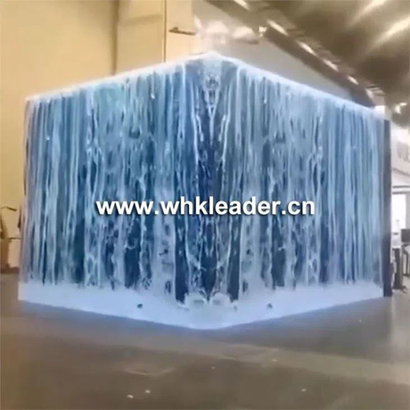 Led Wall Waterfall - Digital Waterfall Art installation