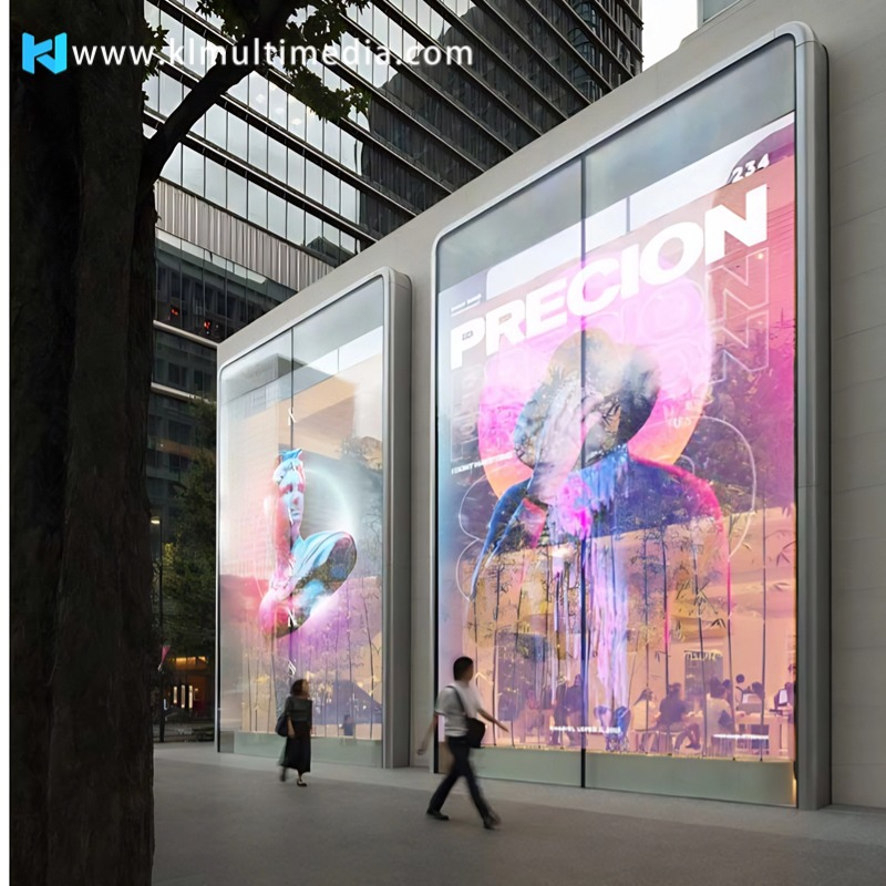 Transparent led screen -Transparent Glass LED Display