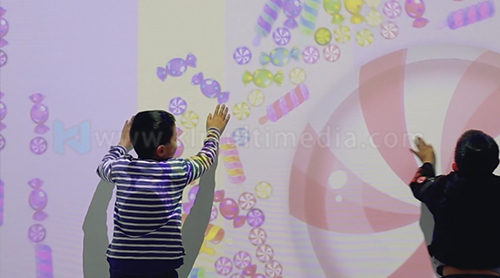 Interactive Projector Games for Fun Wall and Floor Play