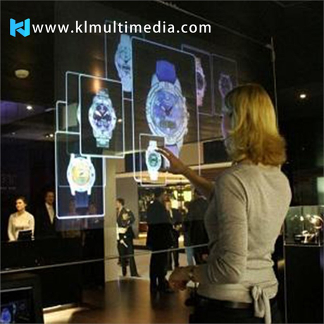 Interactive Window Holographic Projection Glass Screen with Touch