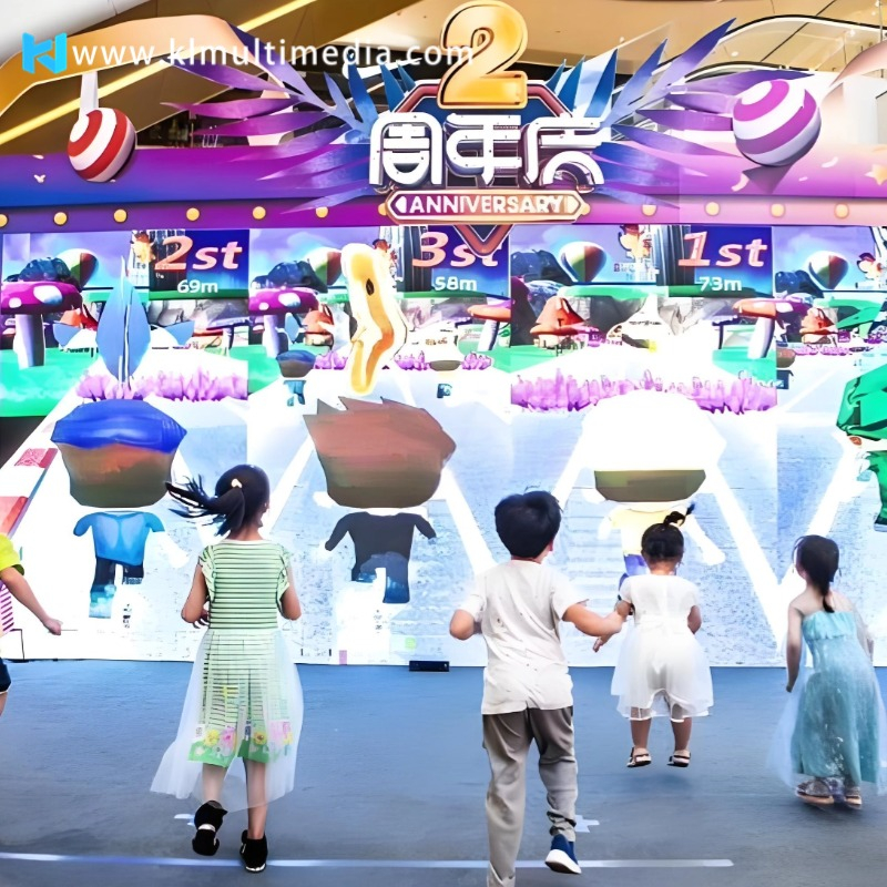 Interactive Kinect Wall software and art installation