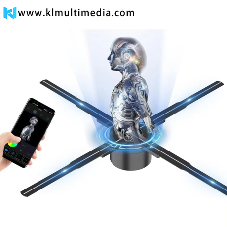 Holographic fan - 3d spinning portable LED fan