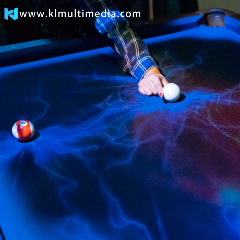 Interactive Pool Table Projector | Projection games on billiard table
