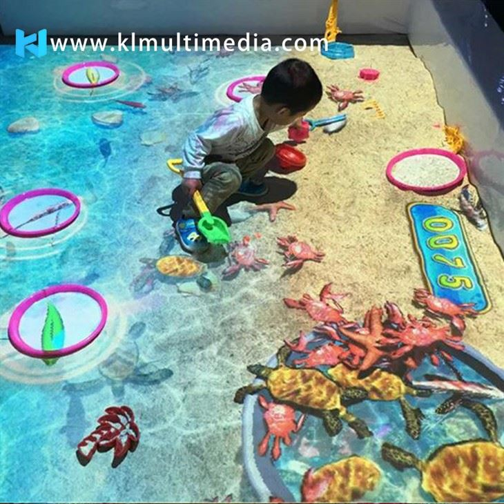 Interactive Projector Games for Fun Wall and Floor Play