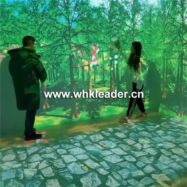 Immersive Projection mapping gaming Experience in a Surreal Room