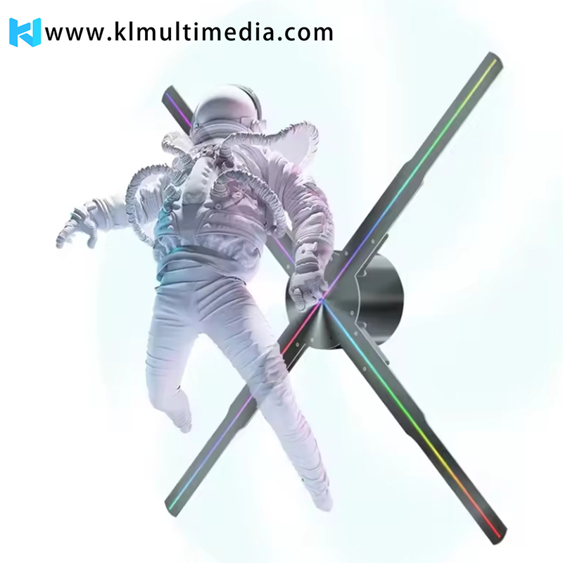 Holographic fan - 3d spinning portable LED fan