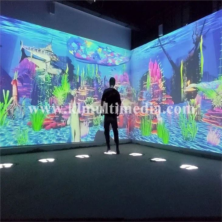 Light up floor Interactive Games for night attractions